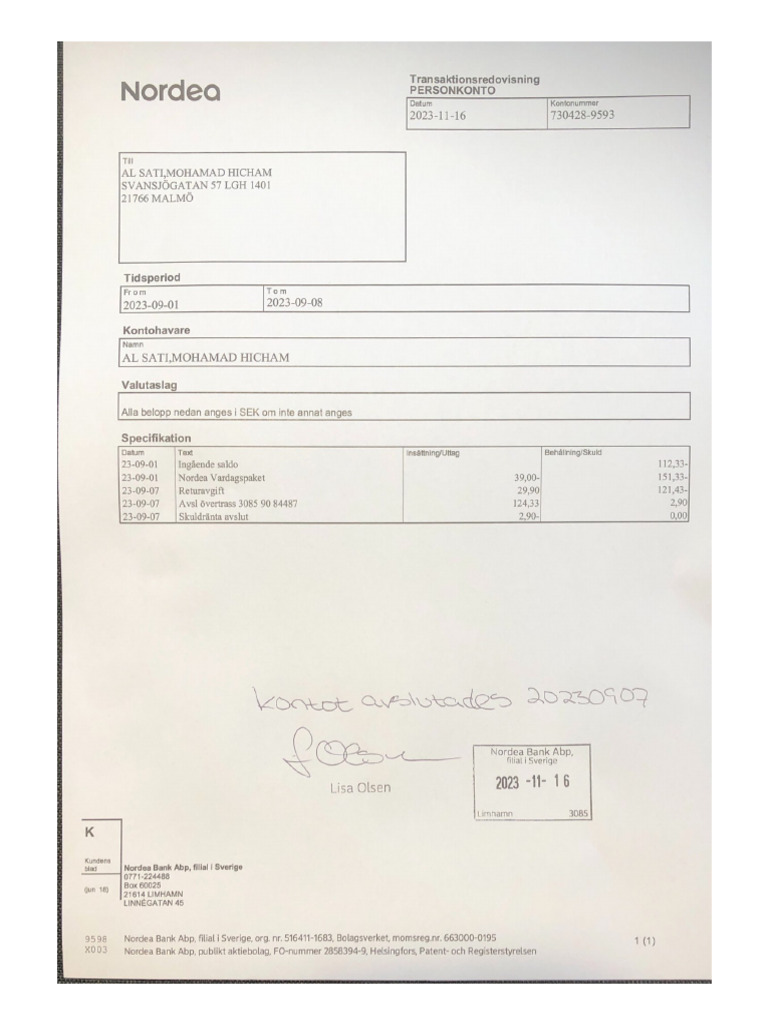 Nordea | PDF