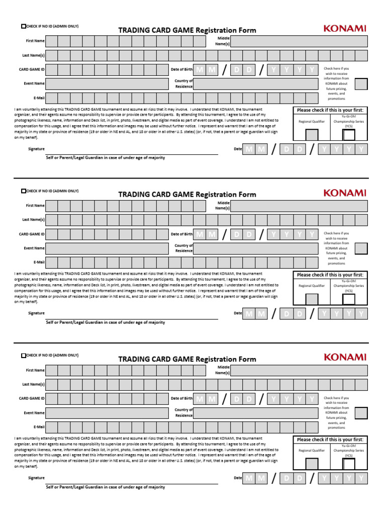 KDE RegistrationSheet | PDF