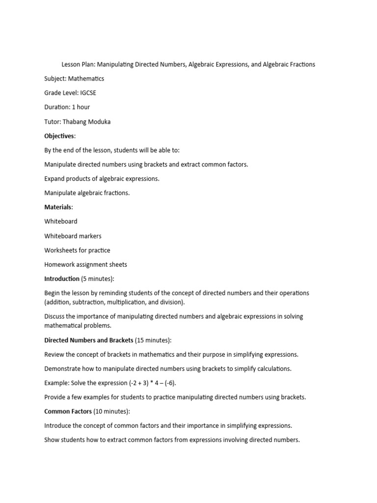 Maths Igcse Algebra Pdf Mathematics Algebra 