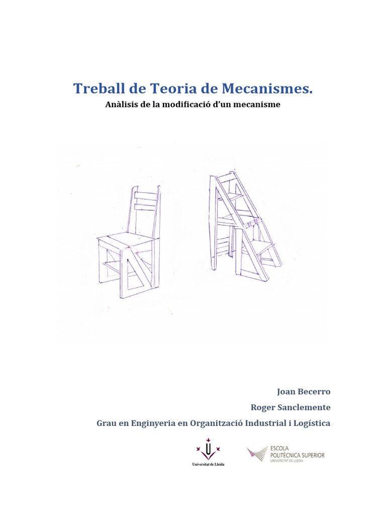 Treball de Teoria de Mecanismes | PDF