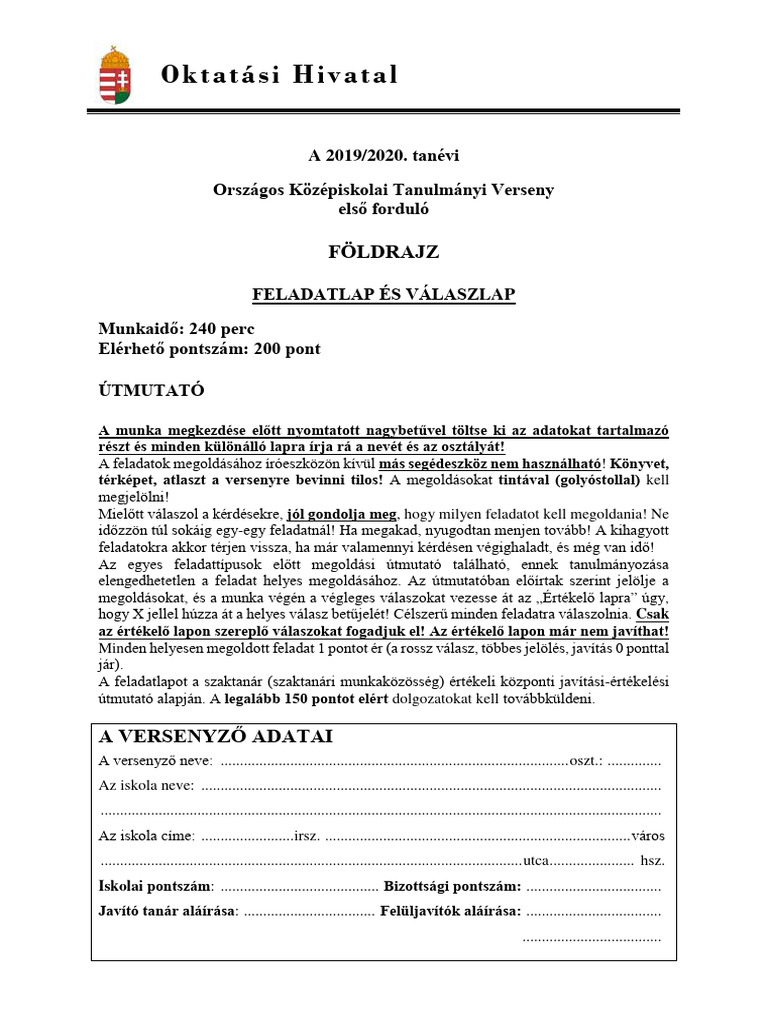 Foldrajz Flap1f Oktv 1920 | PDF