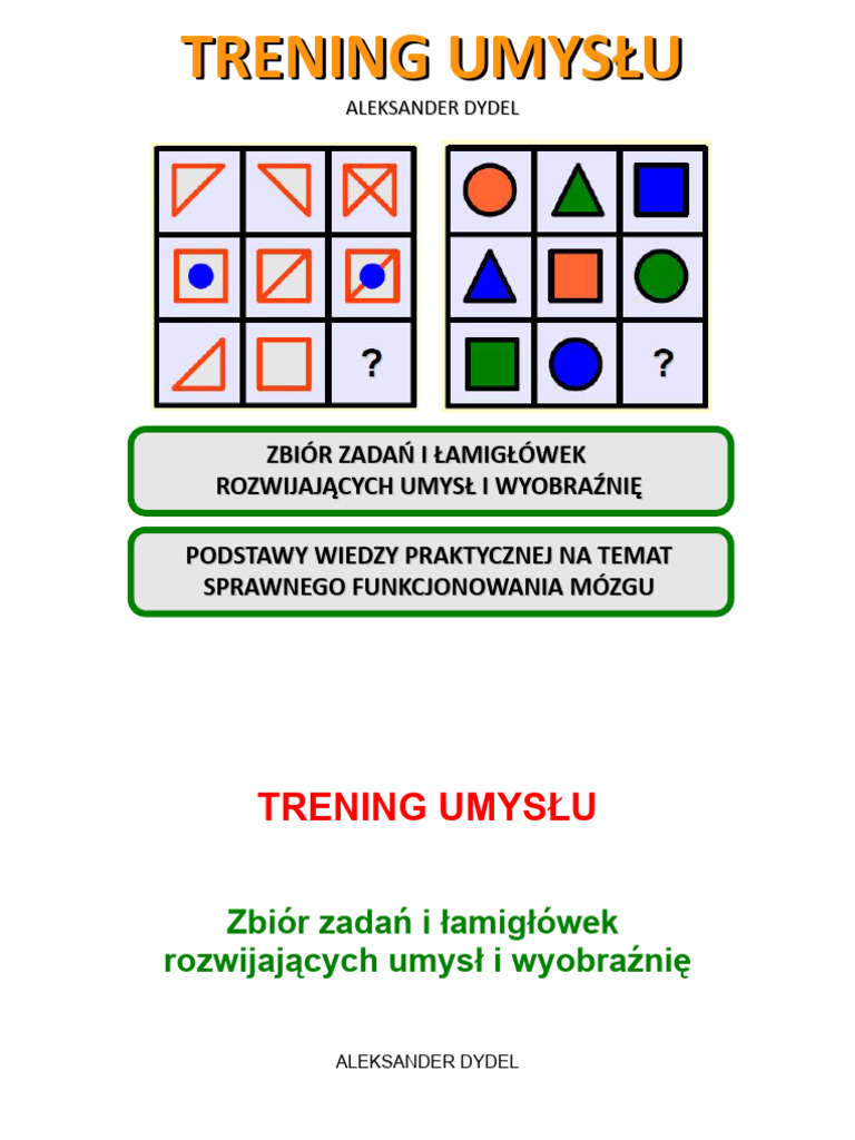 Trening Umyslu | PDF