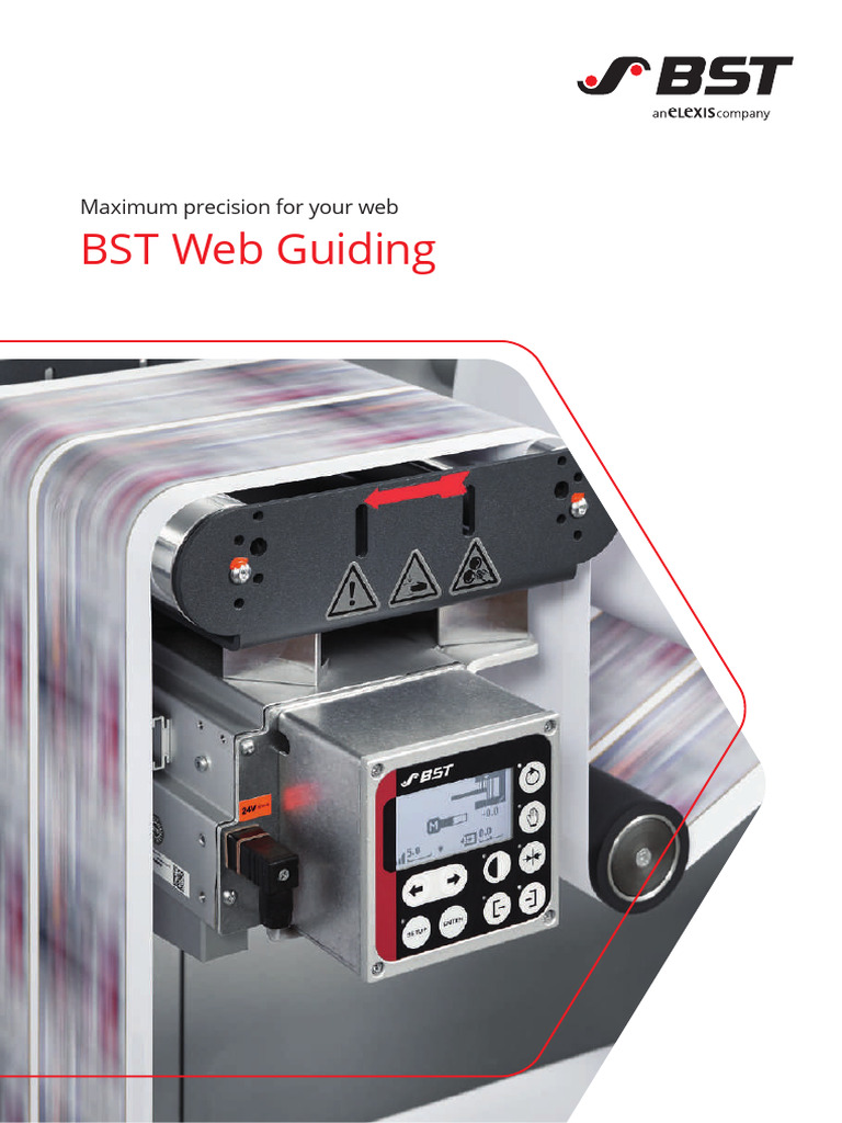 BST - B303 - Web Guiding - EN - Compactado | PDF | Sensor | Touchscreen