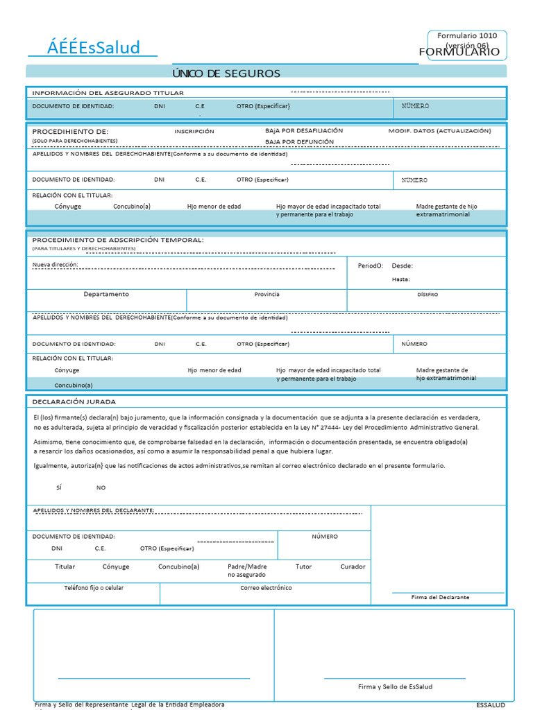 Form Uni Fur-1010 | PDF