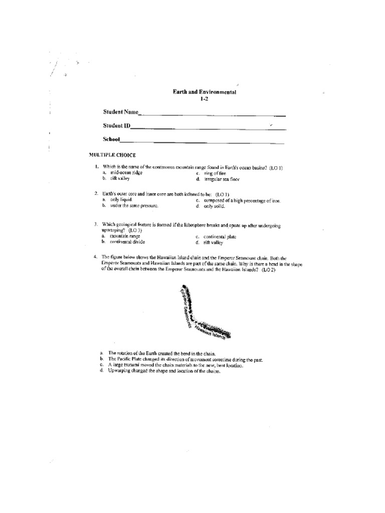 FINAL Geo | PDF | Plate Tectonics | Rock (Geology)