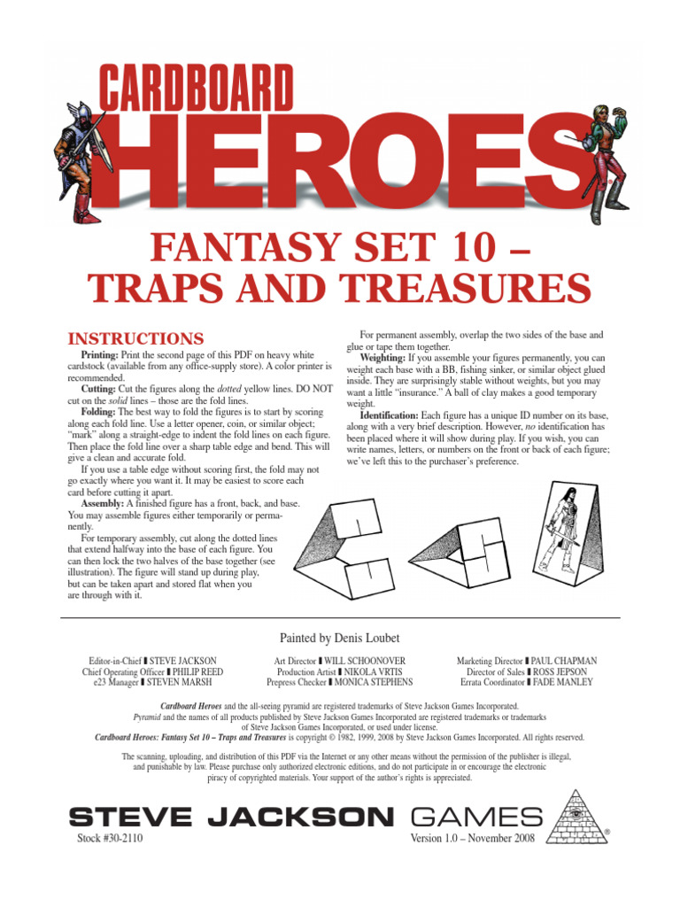 Fantasy Set 10 - Traps and Treasures | PDF | Role Playing Games