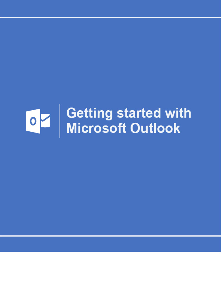 Getting Started with Microsoft Outlook | PDF | Microsoft Outlook | Icon ...