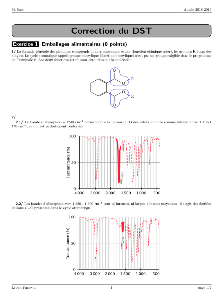 Correction Du Devoir 2 | PDF