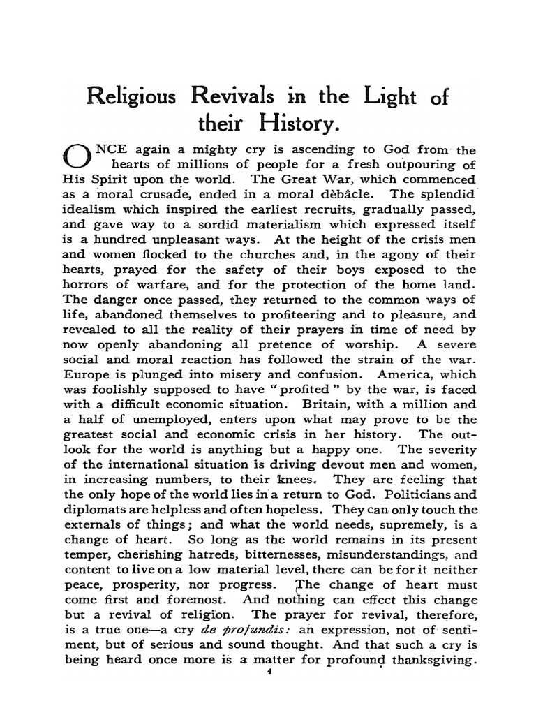 01-1 - 004 Religious Revivals in The Light of Their History | PDF ...