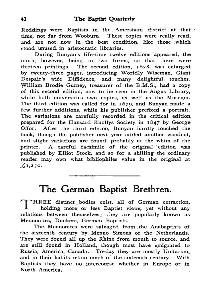 01-1 - 042 The German Baptist Brethren | PDF
