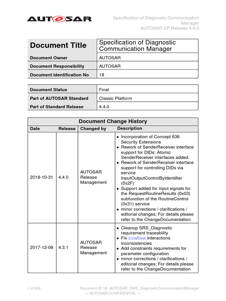 Diagnostic Communication Manager | PDF