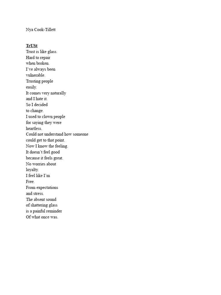 Revised Poem | PDF