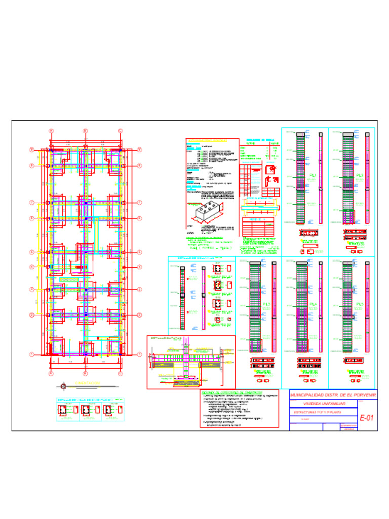 P.estructura Columnas y Placas | PDF
