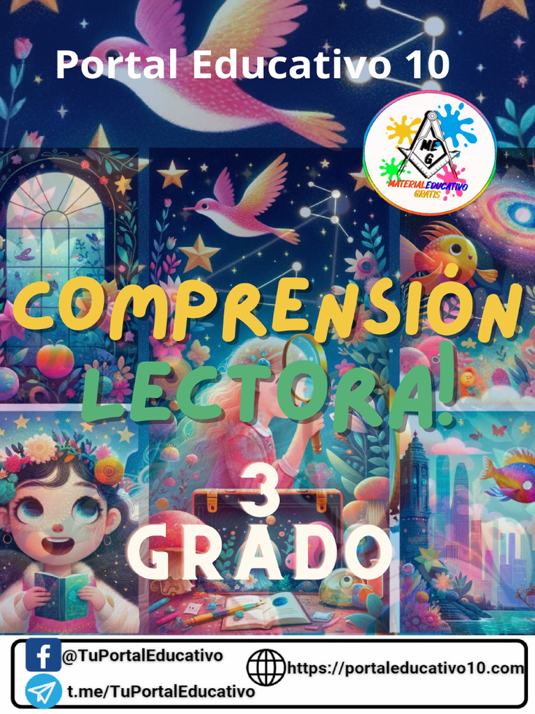 CUADERNILLO DE COMPRENSIÓN LECTORA PARA TERCER GRADO Portaleducativo10 ...