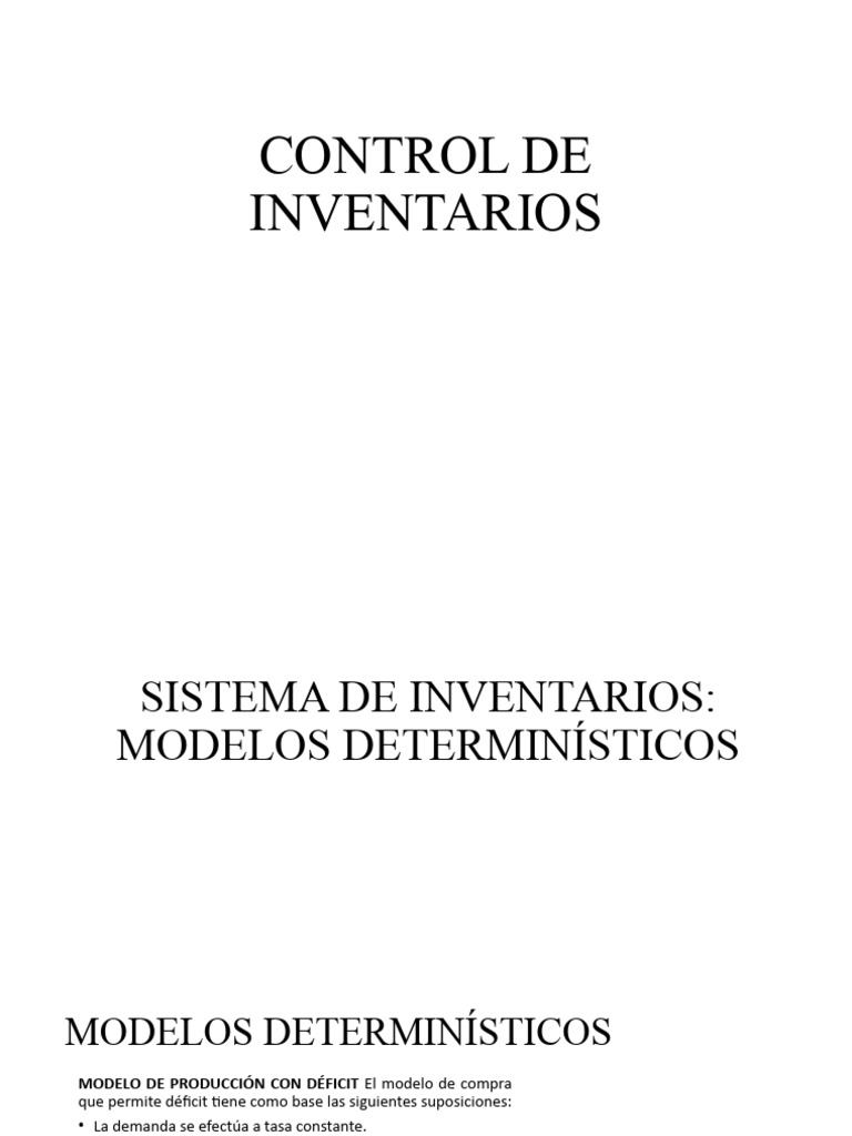 Tema 23 Sistemas de Inventarios | PDF