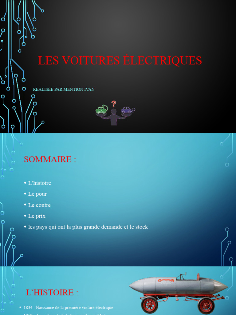 20230515-Les Voitures Électriques | PDF | Voiture électrique | Voitures