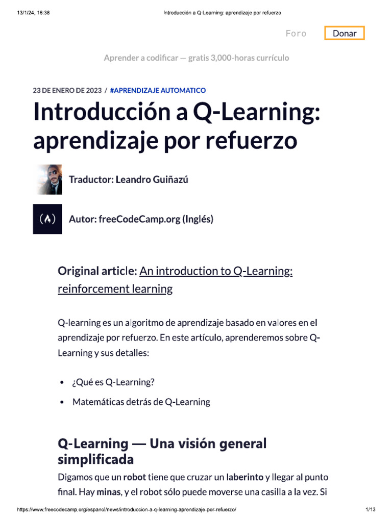 QLearning Manual | PDF