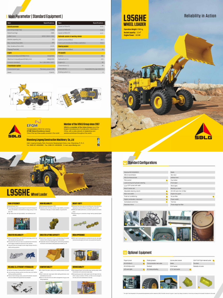 L956HE Brochure-20230905 | PDF | Truck | Engines