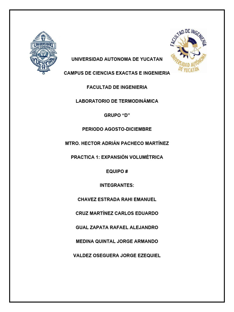 Practica 2 Termo Final | Descargar gratis PDF | Conduccion termica | Calor