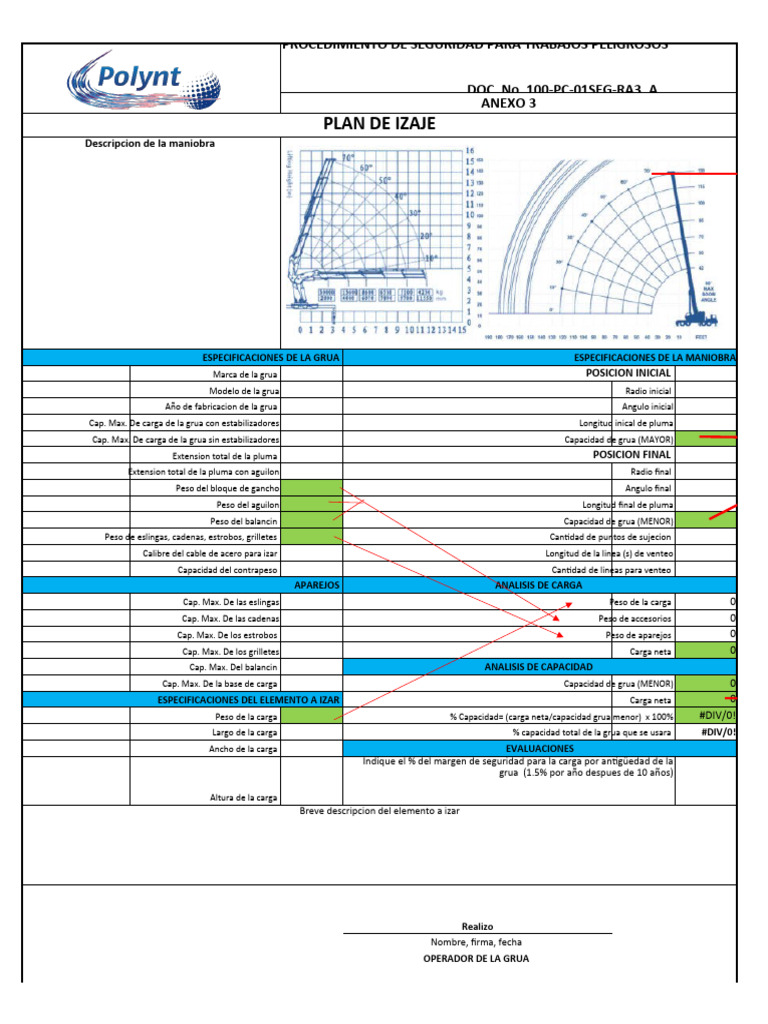 Anexo 5 Plan de Izaje | PDF | Grúa (máquina) | Bienes manufacturados