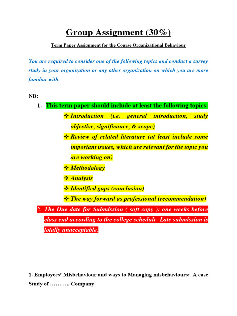 OB Group Assignment | PDF | Change Management | Motivational