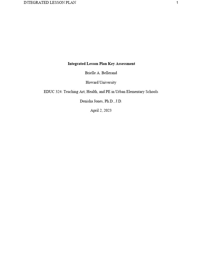 Urban Elementary Lesson Plan | PDF | Lesson Plan | Clock
