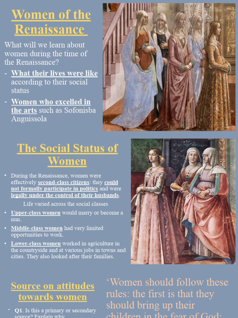 Women of The Renaissance | PDF | Classics