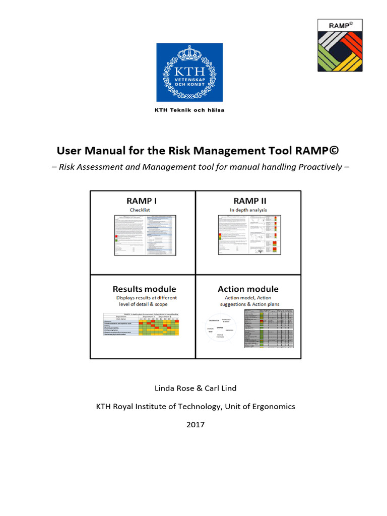 User Manual for the RAMP Tool (v1.02_2) | PDF | Safety