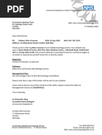 NHS Hospital Appointment Letter Template | PDF | National Health ...
