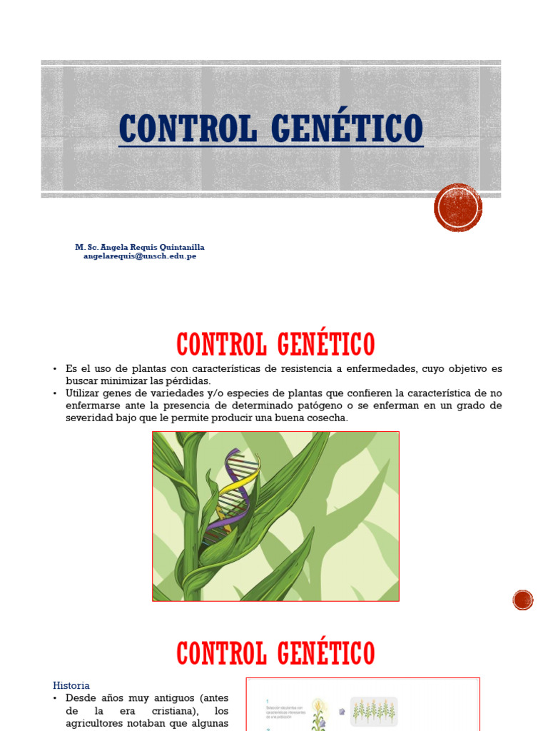 Control Genético | PDF | Infección | Patógeno