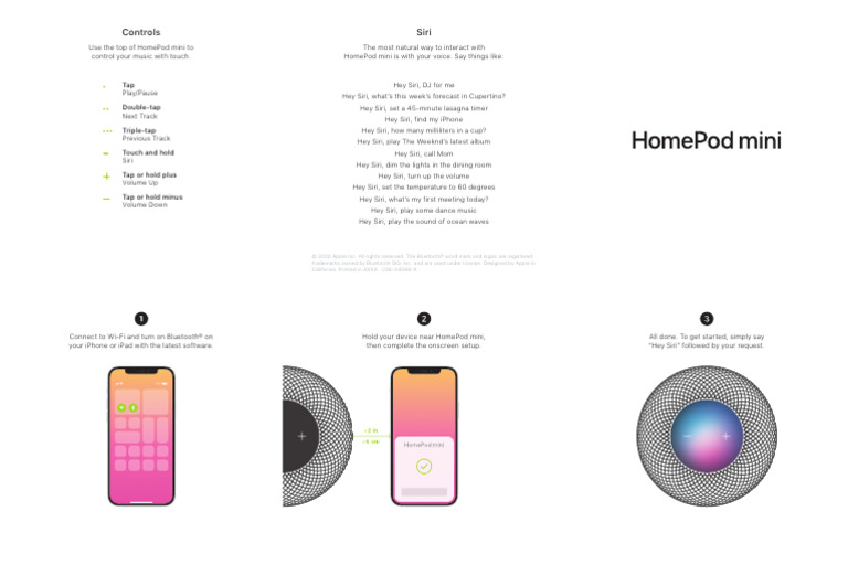 Homepod Mini QSG | PDF