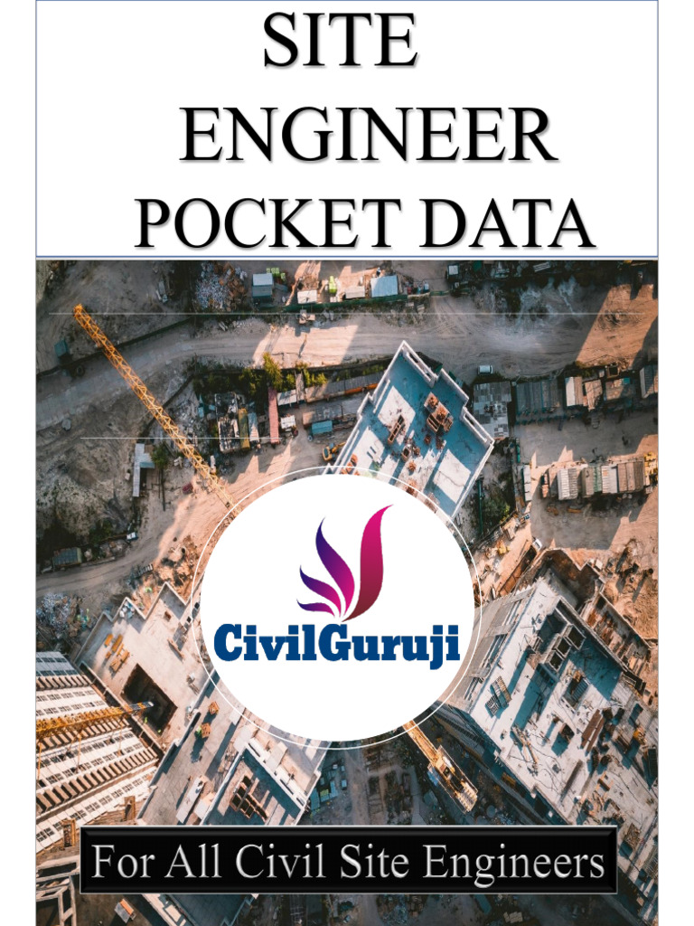 Site Engineer Pocket Data For Civil Engineers | PDF
