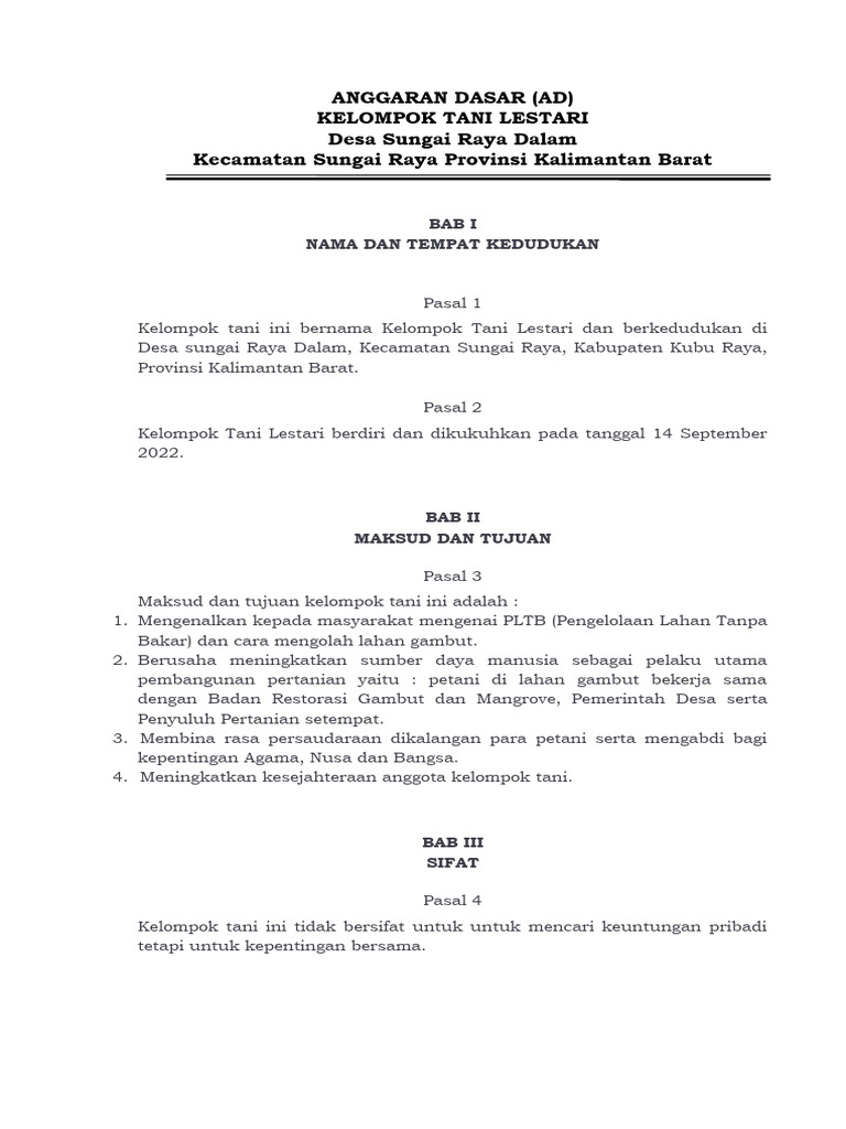 Ad - Art Poktan Lestari | PDF