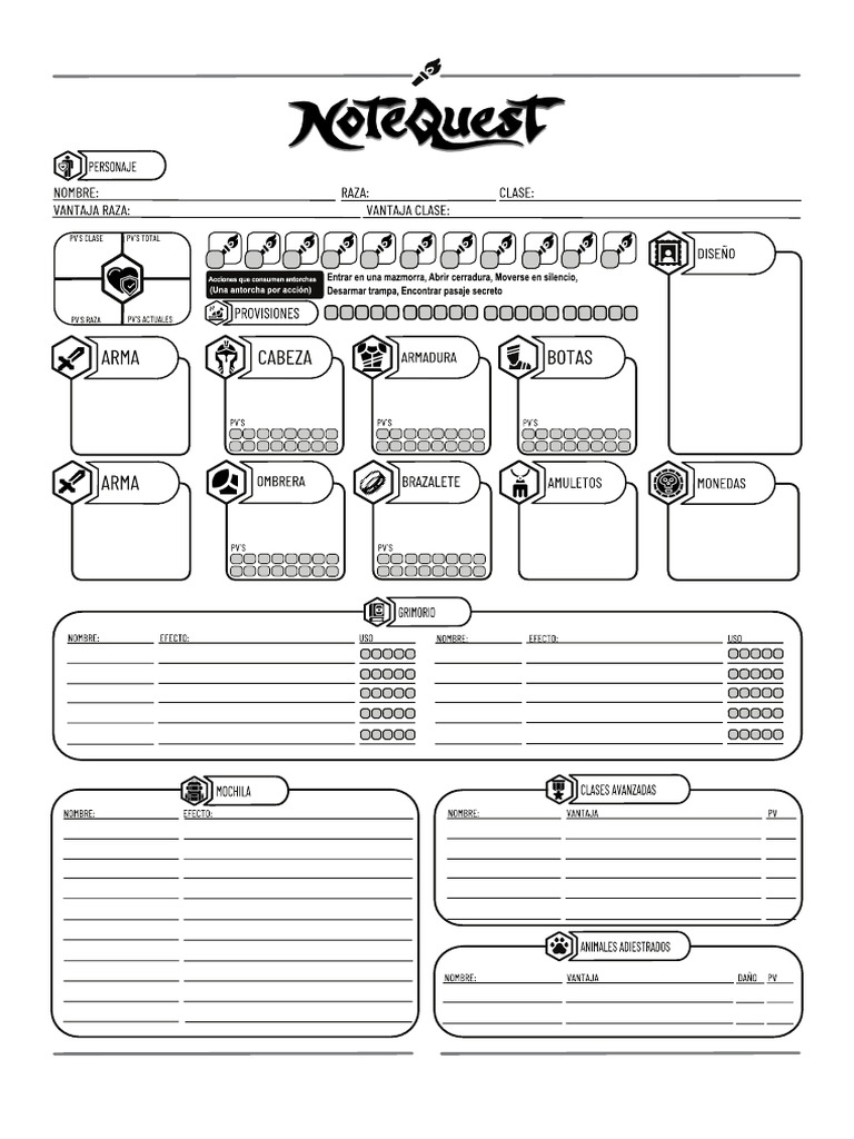 Ficha NoteQuest | PDF