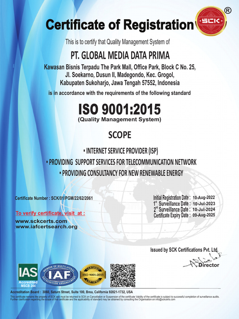 Sertifikasi-ISO | PDF