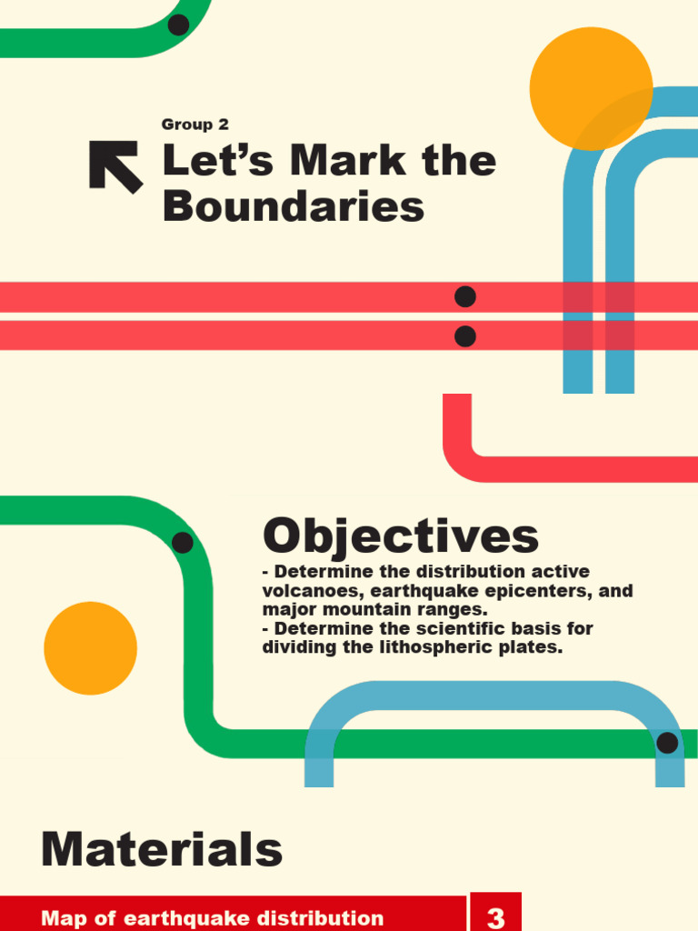 Let’s Mark the Boundaries | PDF | Plate Tectonics | Volcano