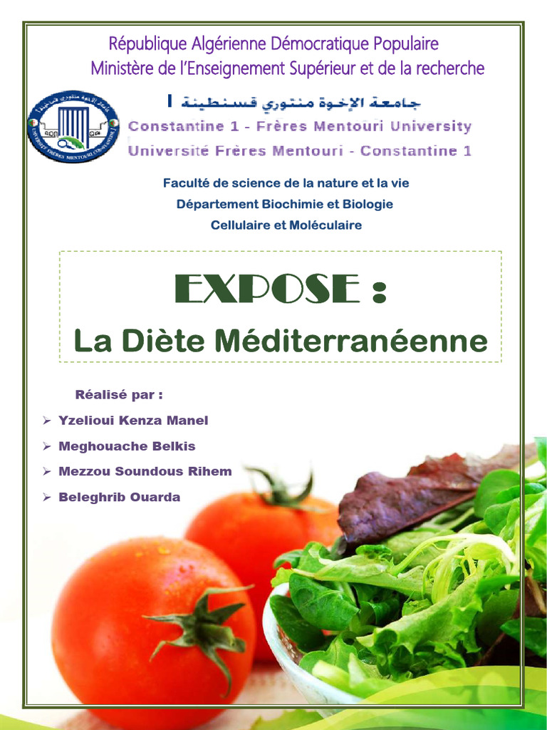 Diete Mediteranienne | PDF