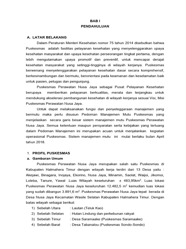 Manual Mutu Ok | PDF