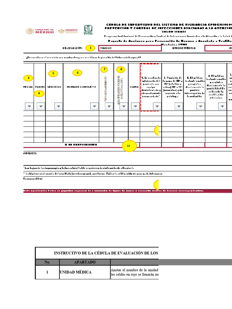 Cedula Iaas | Descargar gratis PDF | México