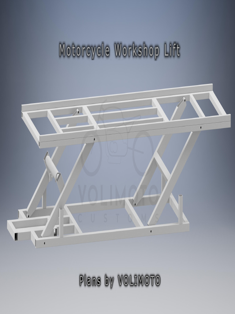 DIY Motorcycle Lift Plans and Safety Guide | PDF | Manufactured Goods ...