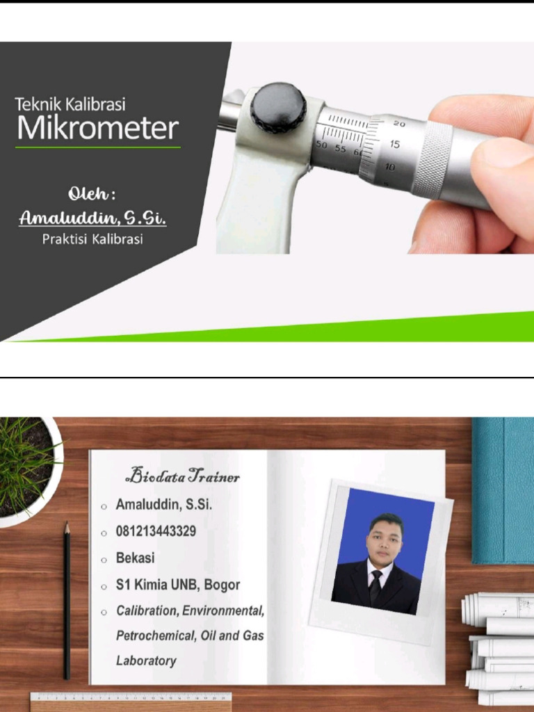 Teknik Kalibrasi Mikrometer | PDF