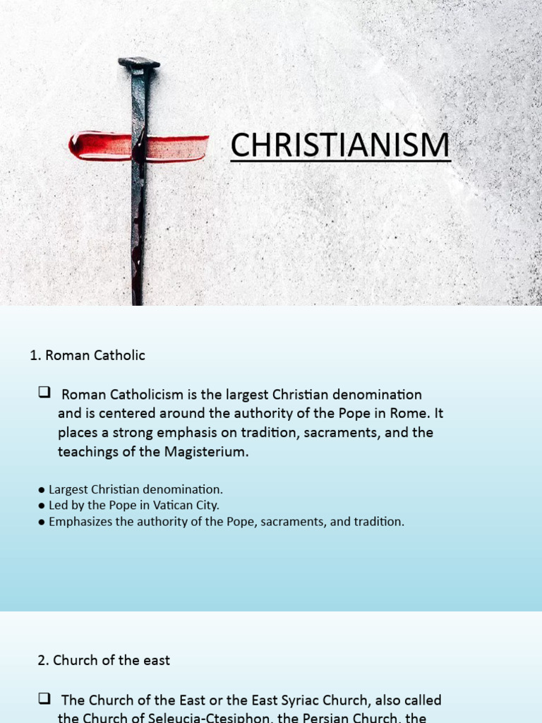 Christianism | PDF | Christian Denomination | Eastern Orthodox Church