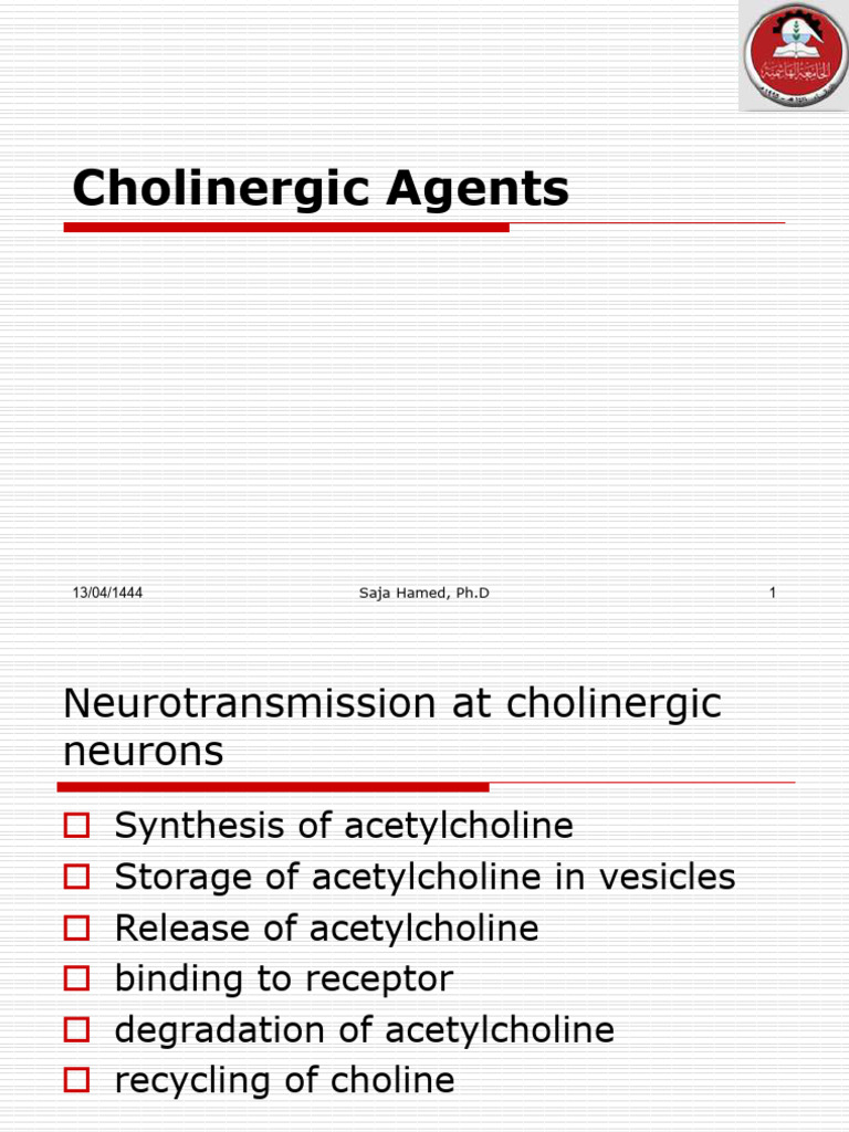 1004119002-6. Cholinergic Agents | PDF