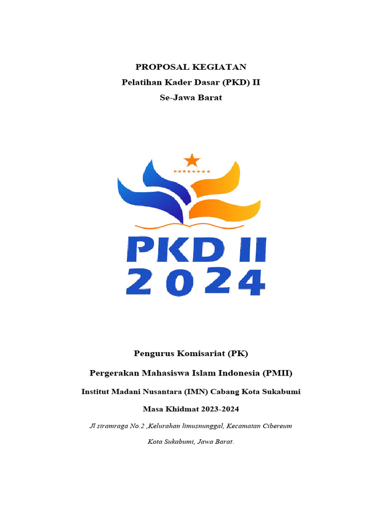 Proposal Kegiatan PKD | PDF