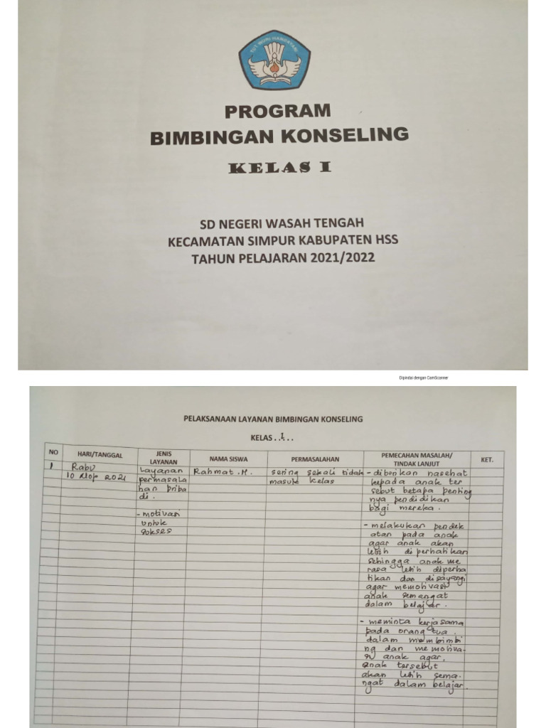 Dokumen Laporan Layanan BK | PDF