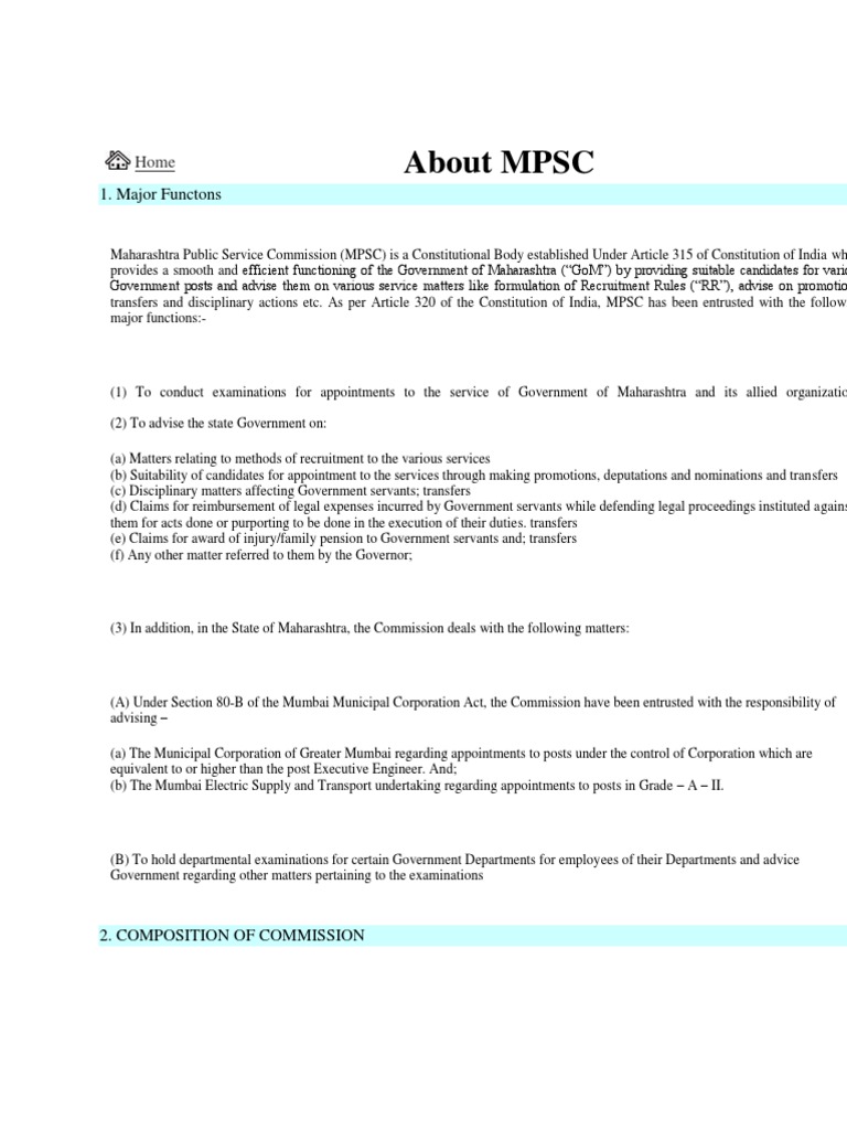 MPSC | PDF