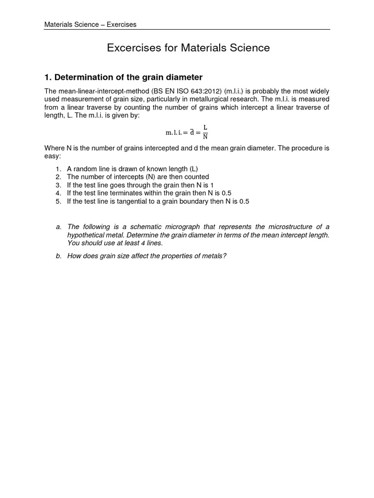 MATSC-Exercises v1 | Download Free PDF | Beam (Structure) | Deformation ...