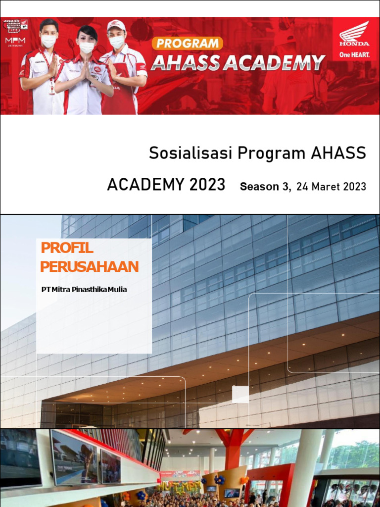 Sosialisasi Program AHASS Academy 2023 | PDF
