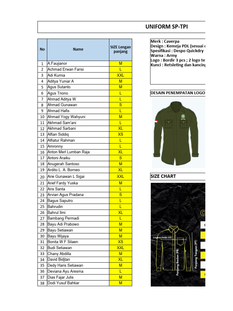 Uniform SP-TPI 2024 | PDF