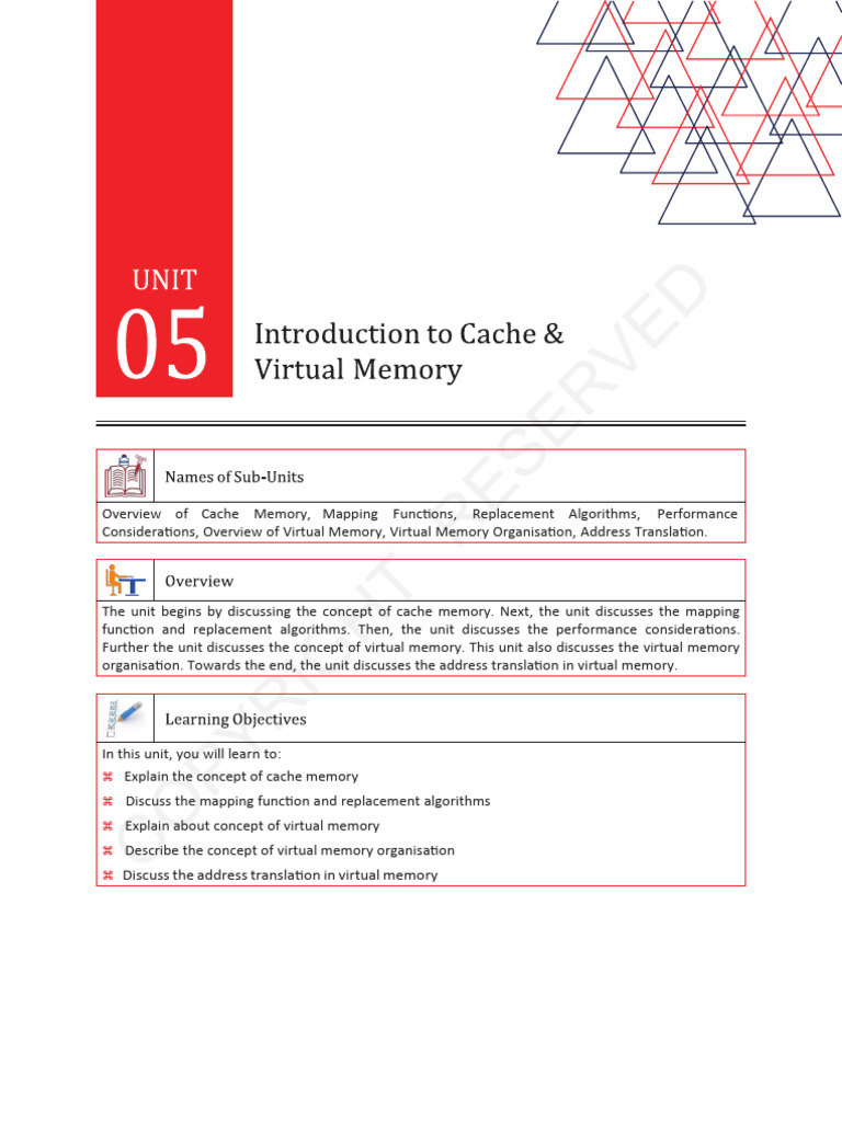Cache & Virtual Memory Guide | PDF | Cpu Cache | Computer Data Storage